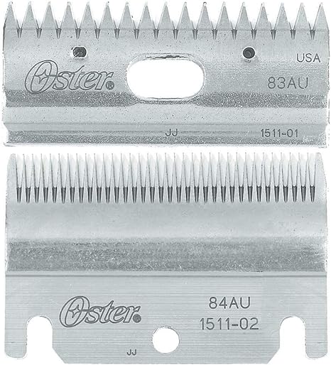 Oster Clipmaster Top and Bottom Clipper Blade Set, 83AU and 84AU #0785 ...