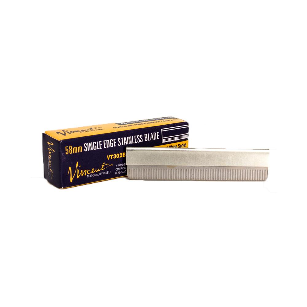 Vincent 58 mm Single Edge Blades VT302B – Appleton Barber Supply